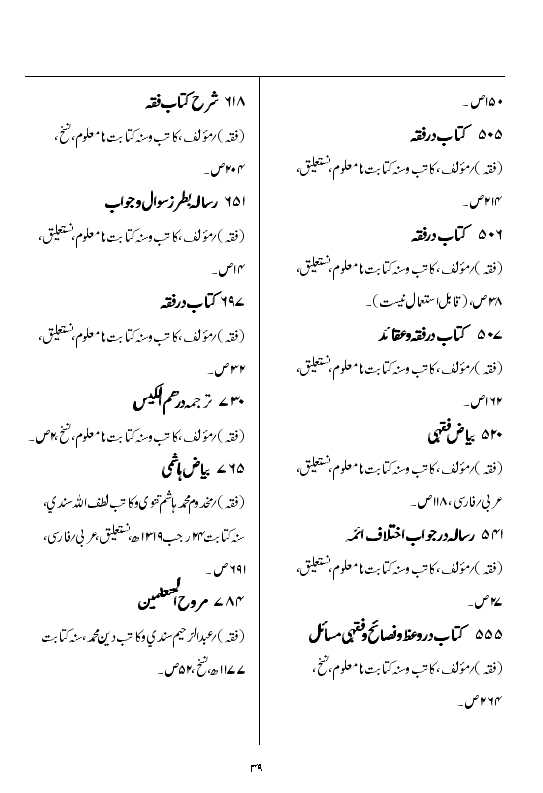 Persian Collection | Sindh Archives