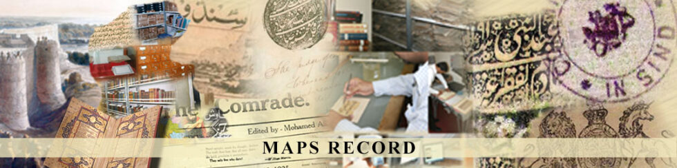 Maps Record | Sindh Archives